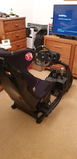 FANATEC & RS6 Track Racer Sim Racing Rig, with Xbox one X & 4 games £ ...