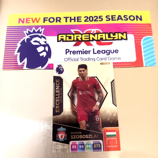 PANINI ADRENALYN XL 2025 Dominik Szoboszlai Excellence card 24/25 £4.49 ...