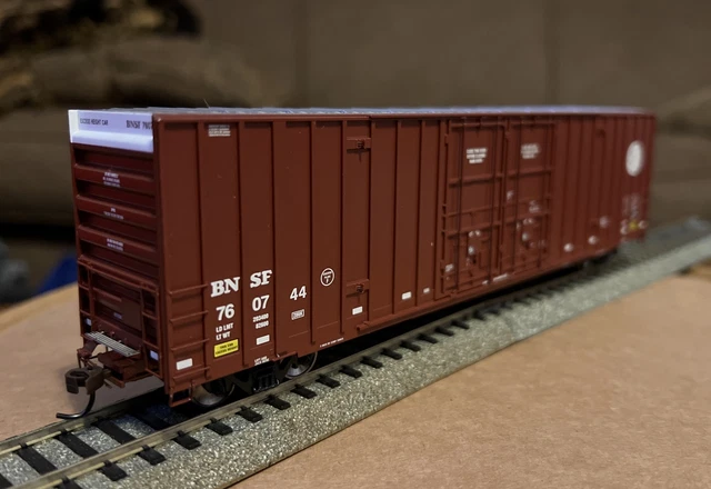 HO BNSF 60' Gunderson Box Car Bnsf #760744 Athearn Genesis Item #G4114 ...