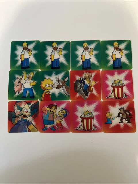 SIMPSONS MOVIE FLICKER Trivia Card Allen's 2007 X 12 + Free Post $19.99 ...