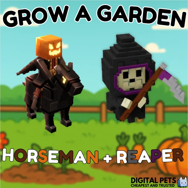 🔥HEADLESS HORSEMAN + Reaper 🔥Grow A Garden - Cheapest!⚡💸 £2.39 ...
