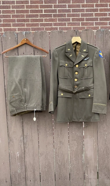 ORIGINAL WW2 US Army Air Corp Colonel Class A Uniform £331.45 - PicClick UK