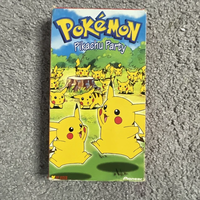 POKEMON: PIKACHU PARTY VHS (1998) Tested & Working £13.92 - PicClick UK