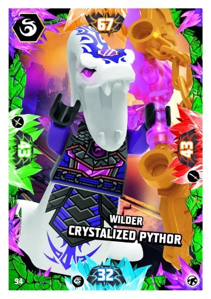 KARTE 94 - Wilder Crystalized - Pythor - LEGO Ninjago Serie 8 NEXT ...