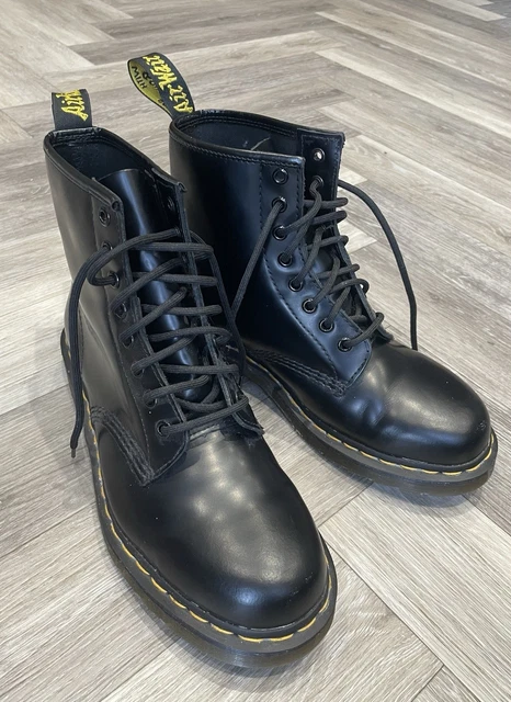 DOC MARTEN ORIGINAL 1460 Black Leather; Size 7 £69.86 - PicClick UK