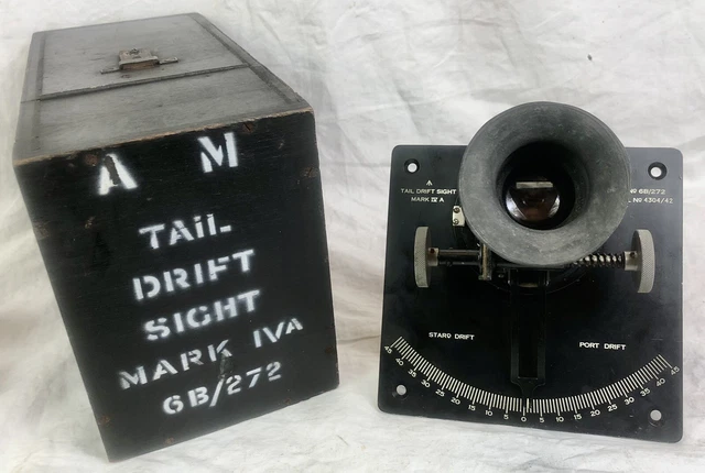 WW2 RAF AIRCRAFT Tail Drift Sight, Mk IV Kit Ref 6B/272, 1940, Avro ...