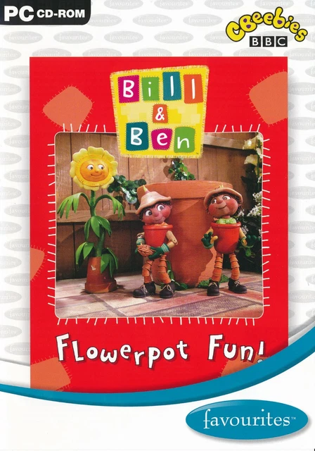 Cbeebies Bill And Ben The Flowerpot Men Fun Bbc Pc Cd Rom Disc In
