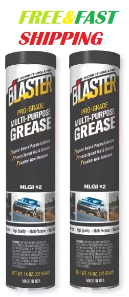 PRO-GRADE MULTI-PURPOSE GREASE Cartridge for Grease Gun - 14 oz. (Pack ...