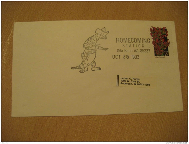 CROCODILE CROCODILES REPTILE Reptiles Gila Band 1993 Cancel Cover USA ...
