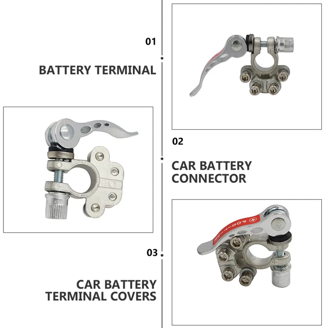 TERMINALE BATTERIA RAME connettore auto morsetto cavo connettori ...
