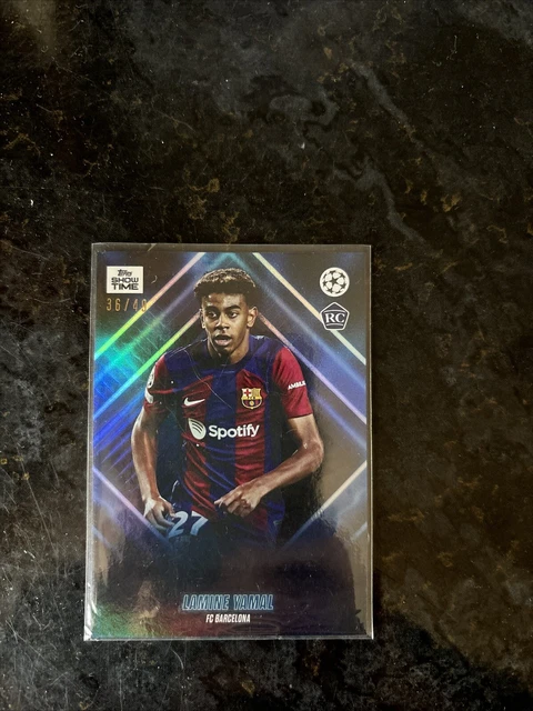 2023-24 TOPPS UCC Showtime Lamine Yamal Parallel Card (#36/49 ...