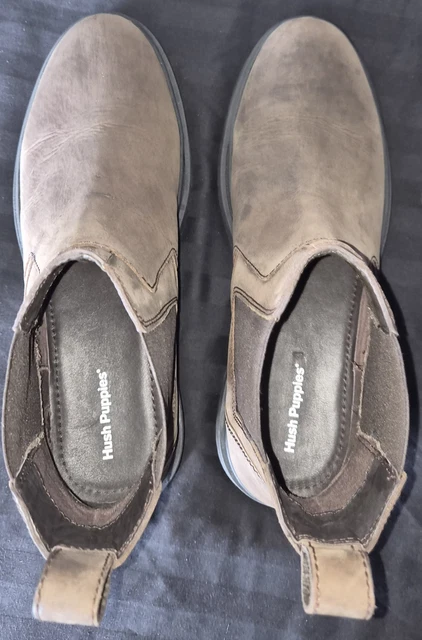 HUSH PUPPIES JAMIE Leather Men's Brown Boots - Size 12 £68.30 - PicClick UK