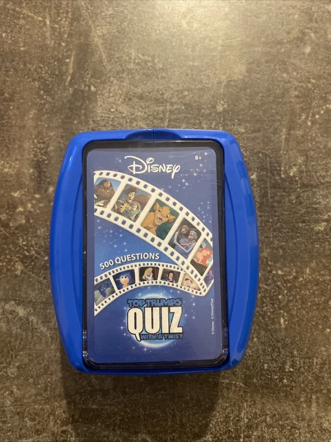 DISNEY QUIZ 500 Questions Top Trumps Children Game Collection Family ...