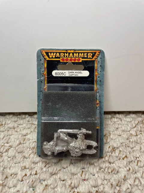 DARK ANGELS SPACE Marine Captain 2nd 40k army sealed blister warhammer ...