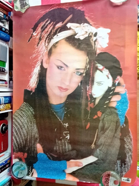 RARE 80'S LARGE Poster Boy George Japanese Scanlite £27.50 - PicClick UK