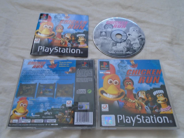 CHICKEN RUN PS1 (COMPLETE) rare Sony PlayStation black label £29.95 - PicClick UK