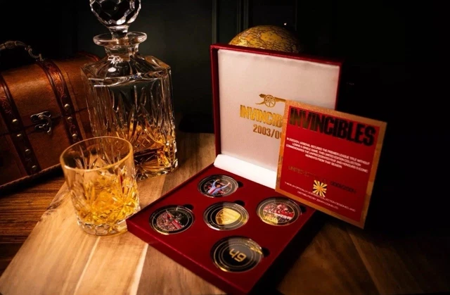 ARSENAL FC INVINCIBLES Coin Collection Officially Licensed £129.99 ...