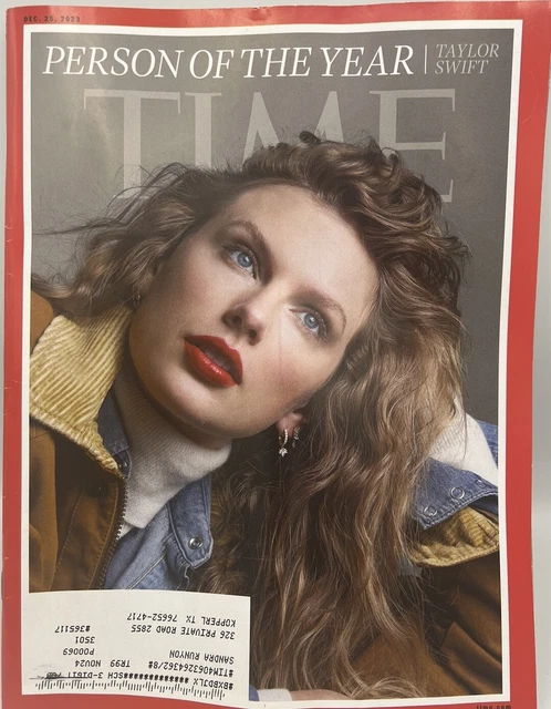 TAYLOR SWIFT - Time Magazine December 25, 2023 - Person Of The Year ...
