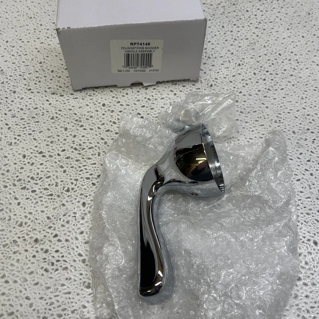 GENUINE DELTA RP74148 Foundations Tub Shower Handle Lever Chrome Metal ...