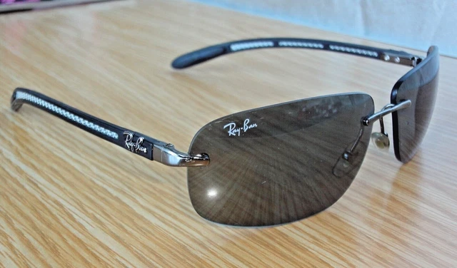 OBJECTIF MIROIR GRIS sans jante Ray-Ban Tech fibre de carbone RB 8303 ...