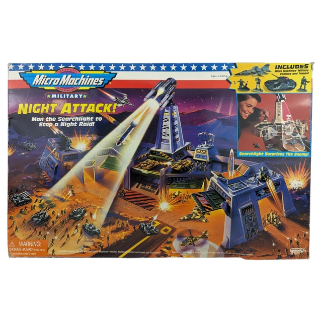 MICRO MACHINES 1997 Galoob Military Night Attack Playset Boxed EUR 44 ...