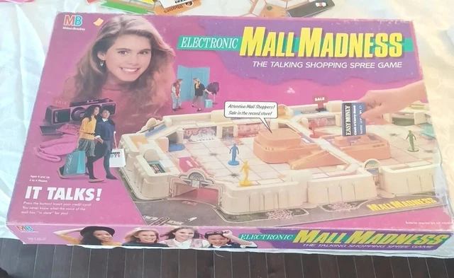 VINTAGE MALL MADNESS Board Game 1989 Electronic Working (xli) $154.09 ...