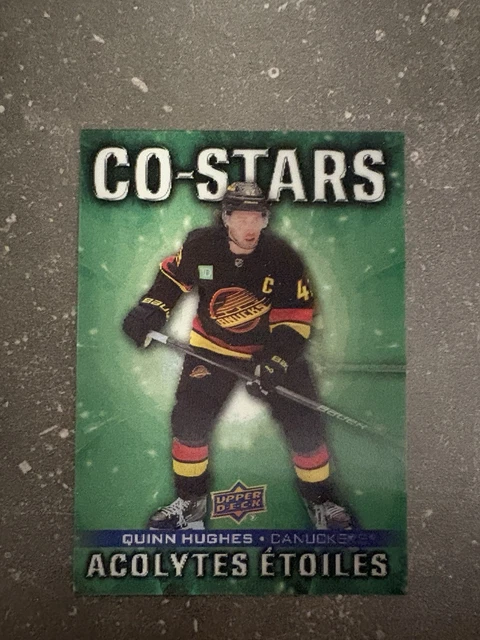 2025-26 UD TIM Hortons Vancouver Canucks Co-Stars Hughes Pettersson 🔥 ...