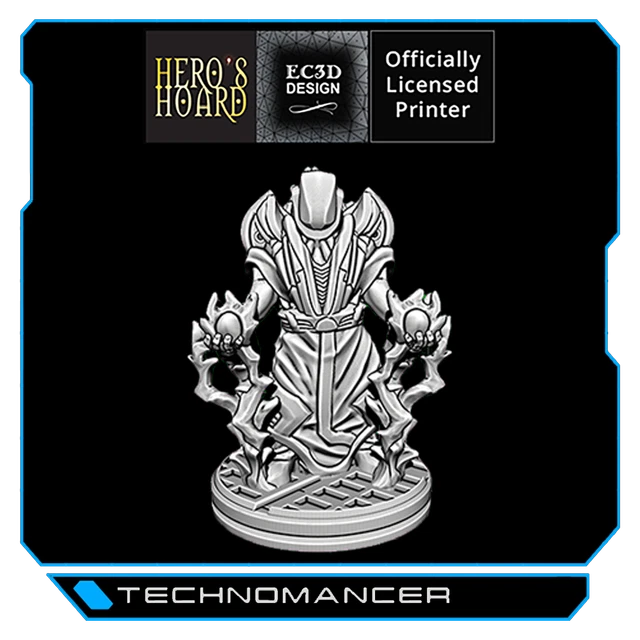 3D PRINTED TECHNOMANCER model for Sci Fi Tabletop RPG Starfinder etc £3 ...