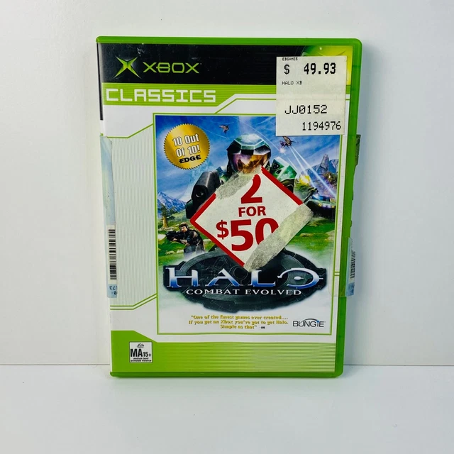 HALO COMBAT EVOLVED - Xbox Original Game - Complete With Manual - Fast ...