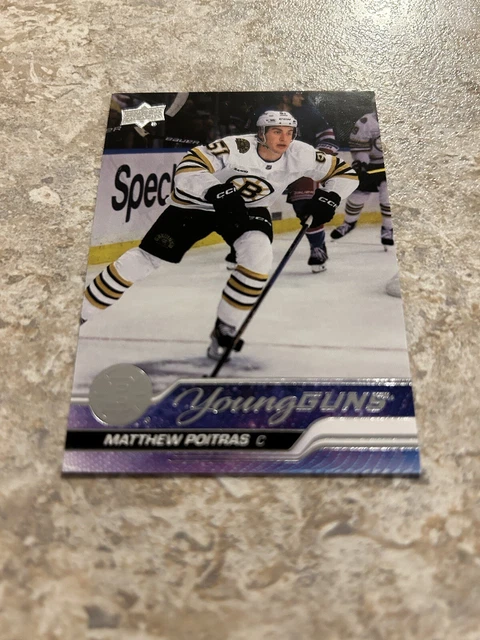 2023-24 UD UPPER Deck Series 2 Young Guns - 478 Matthew Poitras, Boston Bruins EUR 36,06 ...
