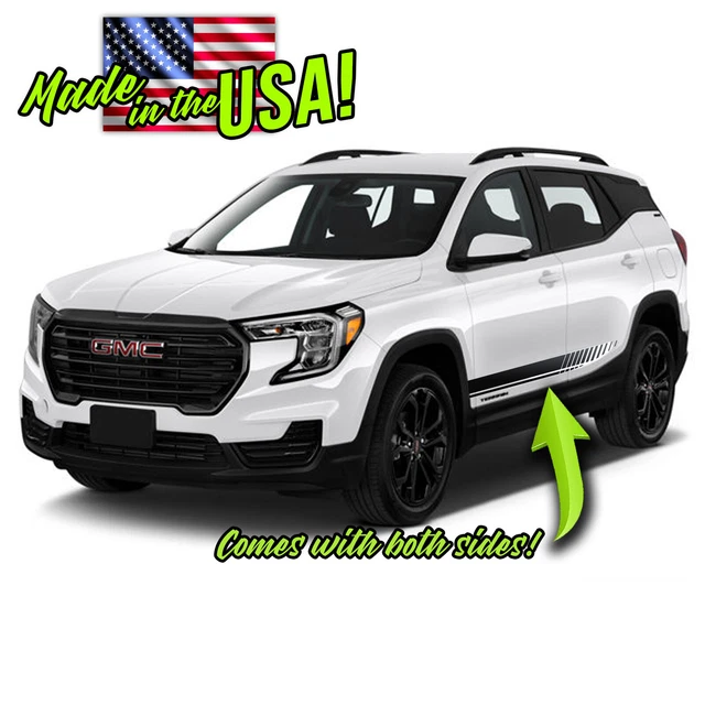 SIDE DOOR ROCKER Strobe Racing Stripes Decals 1 Fits 2023 & Up GMC ...