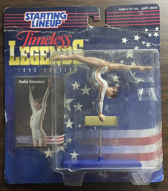 1996 STARTING LINEUP Gymnast Nadia Comaneci Timeless Legends Action ...