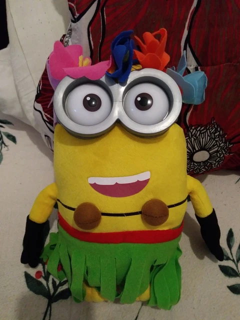MINION HAWAII HULA Bob Despicable me 3 Soft Toy 10" Tall £5.50 ...