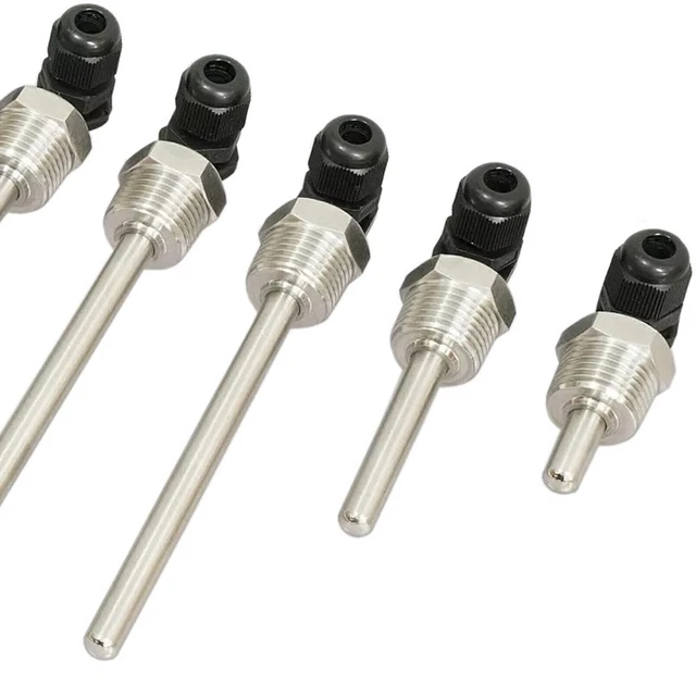 THERMOWELL TEMPERATURE SENSORS No Pinhole 2Mpa Max Pressure 30/50/100 ...