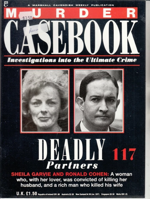 RARE-MURDER CASEBOOK 117-DEADLY Partners-Sheila Garvie-1990-[L470 ...