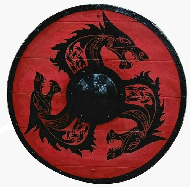 MEDIEVAL DRAGON SHIELD, Round Shield, Viking round shield, Cosplay ...