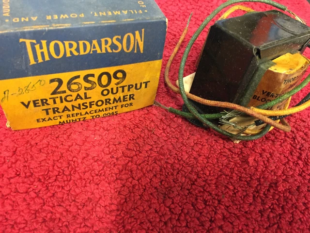THORDARSON VERTICAL OUTPUT Transformer 26s109 £4.77 - PicClick UK