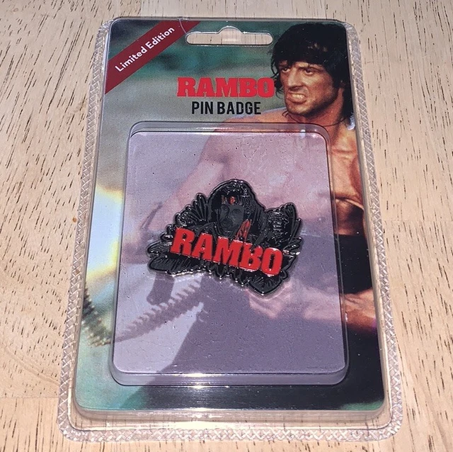 RAMBO FIRST BLOOD Part II Limited Edition Pin Badge Fanattik £3.99 ...