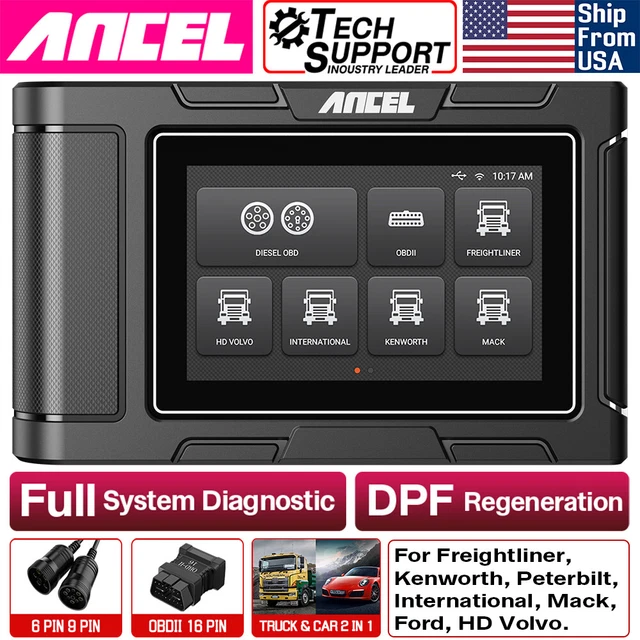 ANCEL HD3100 PRO Diesel Heavy Duty Truck All System Diagnostic Scanner ...