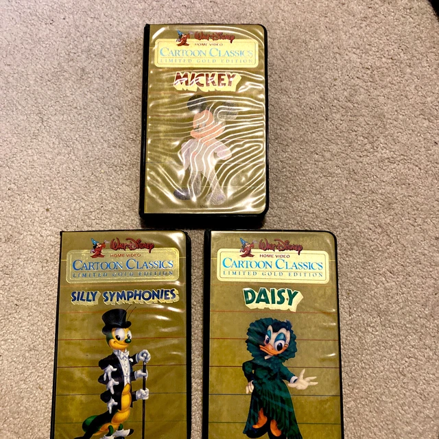 WALT DISNEY CARTOON Classics VHS Lot Three Mickey, Daisy & Silly ... WALT DISNEY CARTOON Classics VHS Lot Three Mickey, Daisy & Silly ...