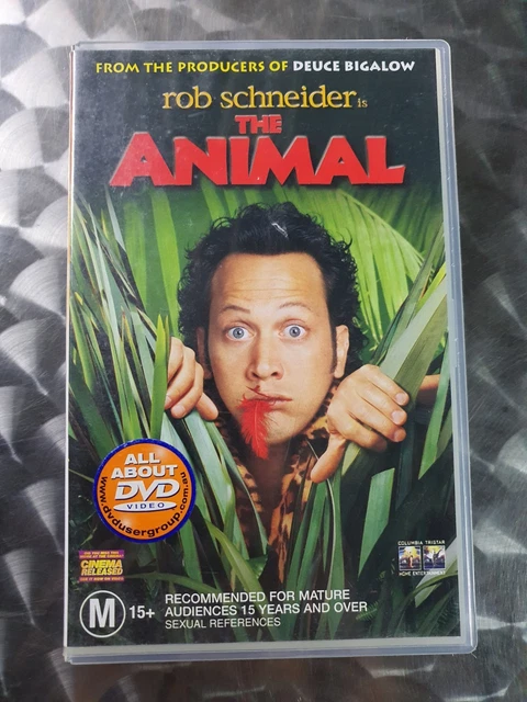 THE ANIMAL - Rob Schneider - VHS Movie Video Big Box Ex Rental £3.80 ...