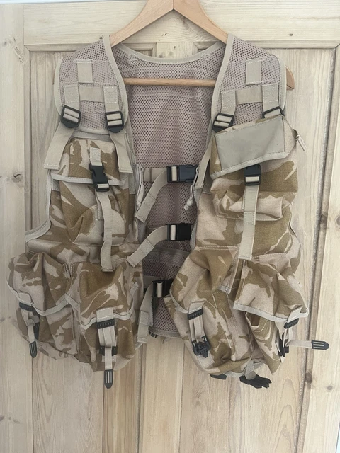 BRITISH ARMY DESERT DPM Ops Waistcoat Chest Rig Military Surplus ...