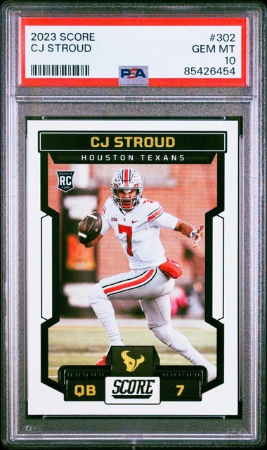2023 PANINI SCORE CJ Stroud Rookie Card #302! PSA 10! EUR 21,04 - PicClick IT