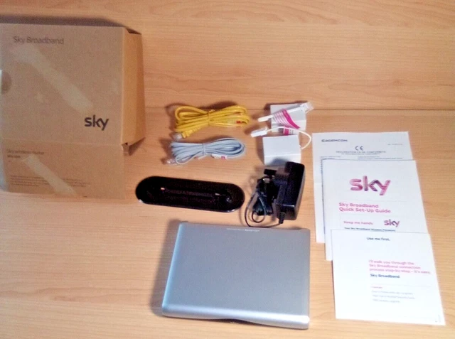 SKY SAGEMCOM F@ST 2504N Wireless Wi-Fi Router & Instructions NEW £5.31 ...
