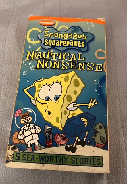 SPONGEBOB SQUAREPANTS - Nautical Nonsense VHS,2002 Nickelodeon £7.97 ...
