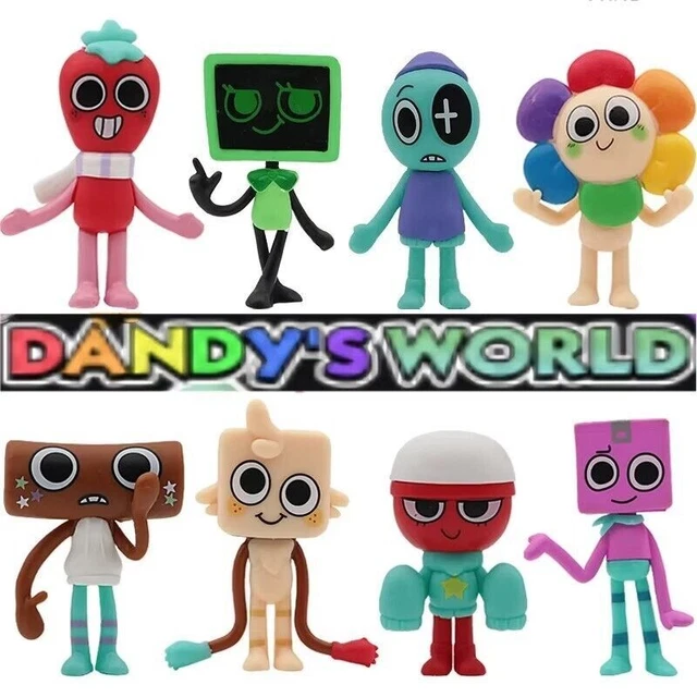 8PCS/SET DANDY'S WORLD Dolls Dandy World Horror Game Action Figure PVC ...