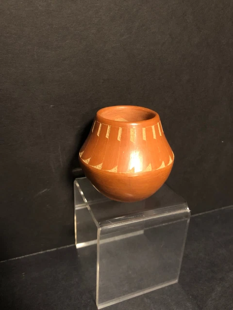RARE VASE DE Poterie Signé Juan Tafoya San Ildefonso Pueblo 1992 Signé ...