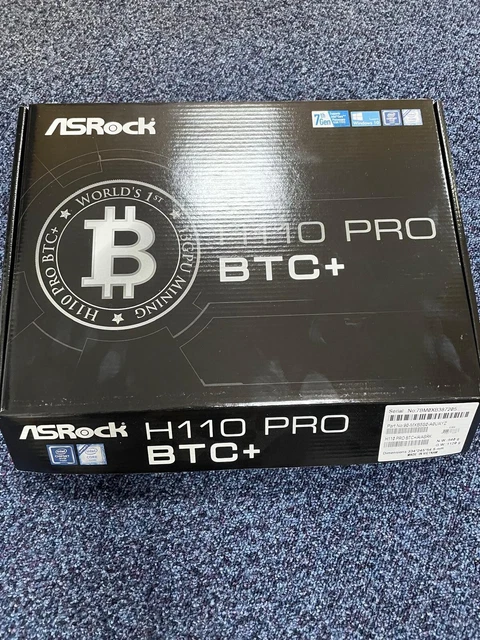 Asrock H110 Pro Btc 13x Gpu Motherboard With 8gb Ram And I3 6100 £5500 Picclick Uk 