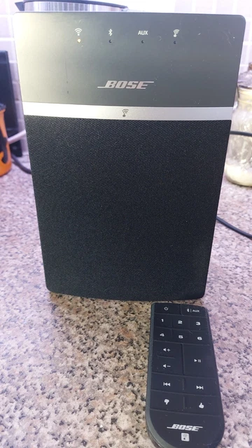BOSE SOUNDTOUCH 10 Wireless Speaker Bluetooth - Black - With Remote £65 ...