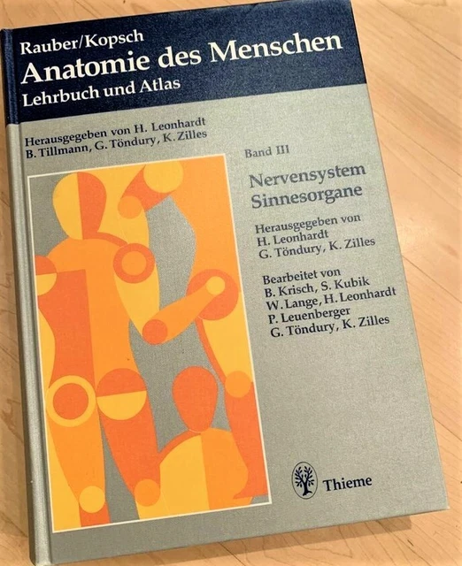 ANATOMY OF MAN. Volume III. Nervous system, sensory organs ** robber ...